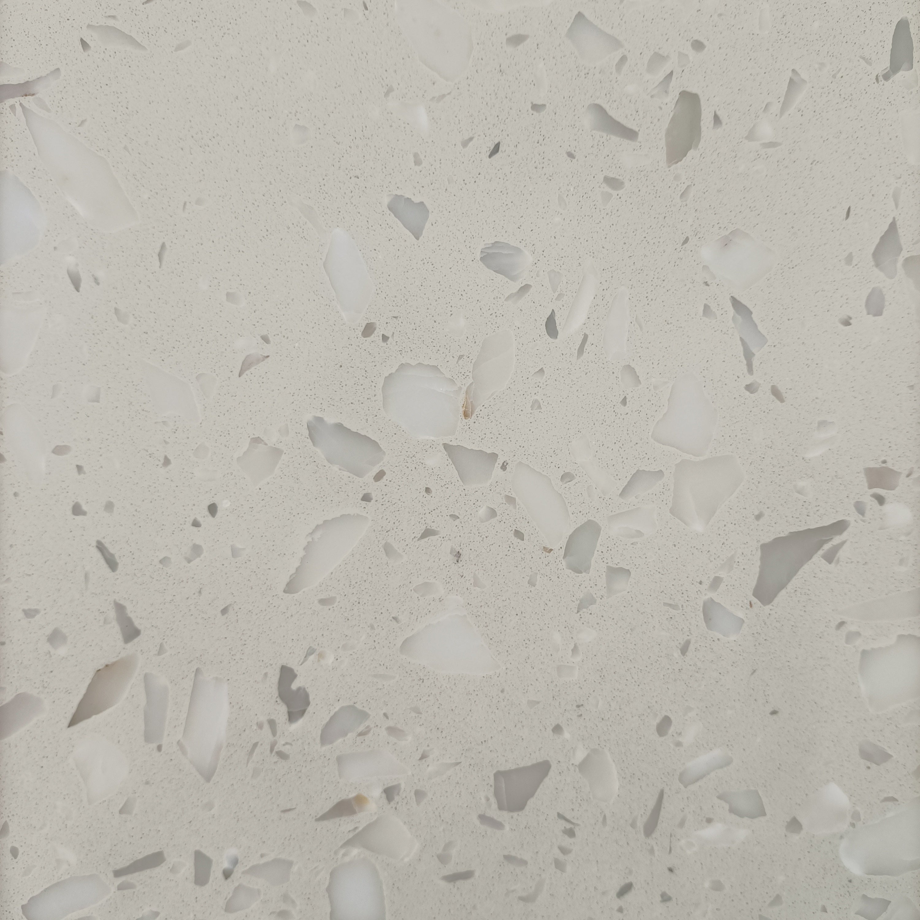 Natural stone terrazzo tiles in glossy finish for modern terrace floor ...